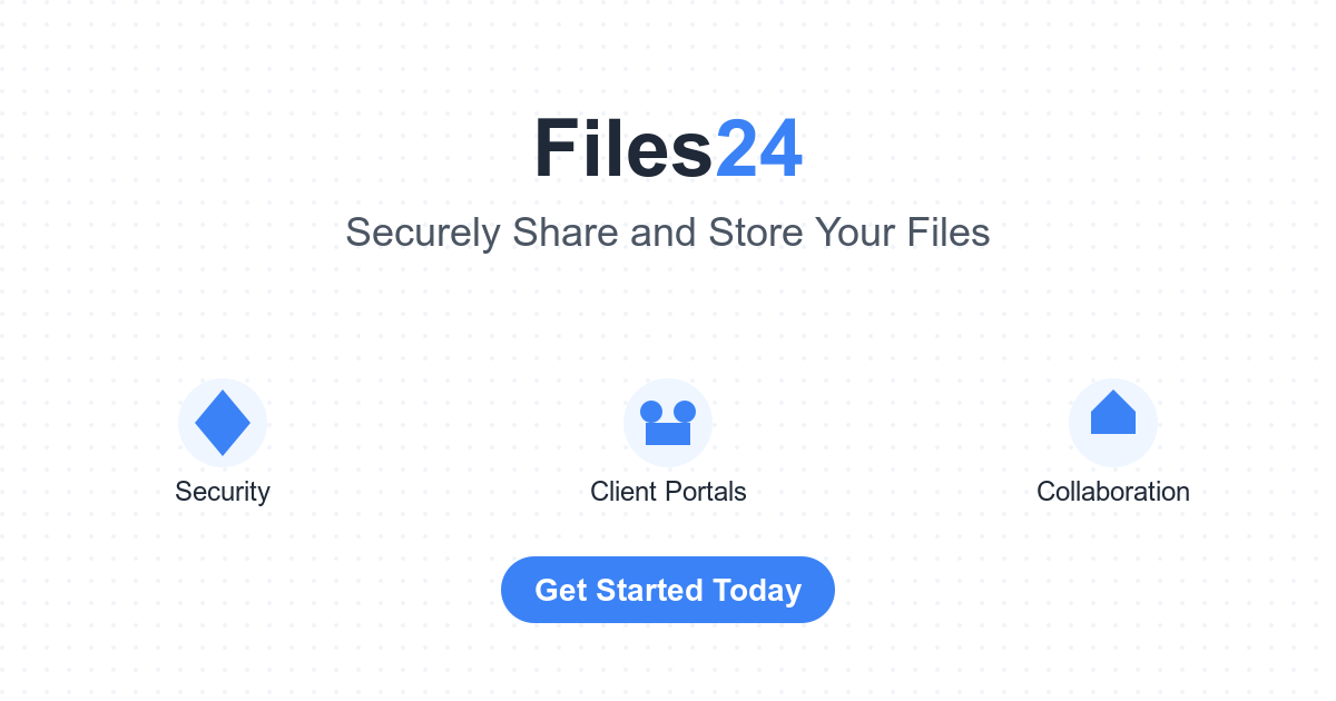Files24 Secure File Sharing And Encrypted Cloud Storage Solution